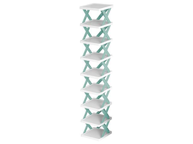 Click here for Fresh Fab Finds 9-Tier Vertical Shoe Rack Plastic... prices