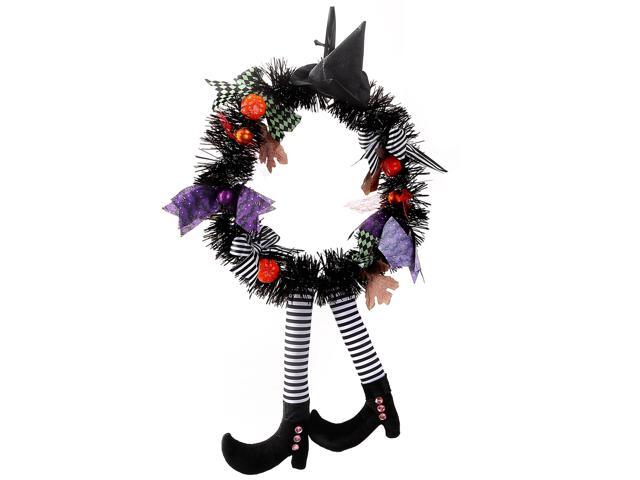 Click here for Fresh Fab Finds Halloween Witch Pumpkin Door Wreat... prices