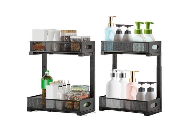 Click here for Fresh Fab Finds 2-Pack Under Sink Organizer w/ Pul... prices