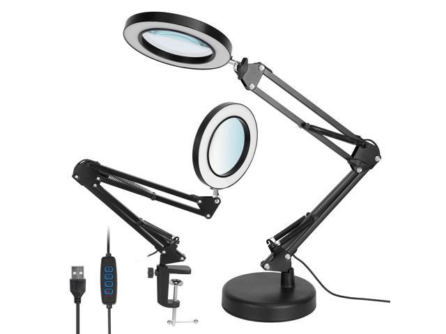 Click here for Fresh Fab Finds 2-in-1 LED Magnifier Desk Lamp 8x... prices