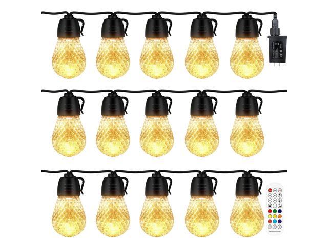 Click here for Fresh Fab Finds 52.5FT Outdoor Smart RGB String Li... prices