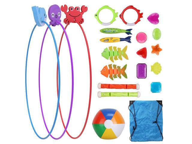 Click here for Fresh Fab Finds 24Pcs Kids Pool Diving Toys Set w/... prices