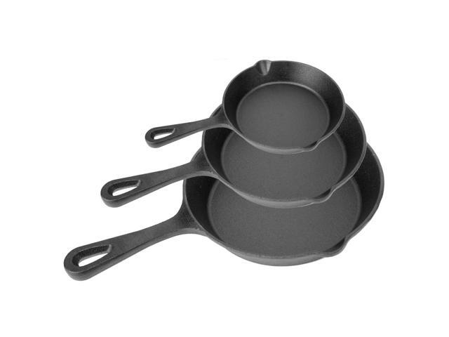 Click here for Fresh Fab Finds 3Pc Cast Iron Skillet Set Pre-Seas... prices