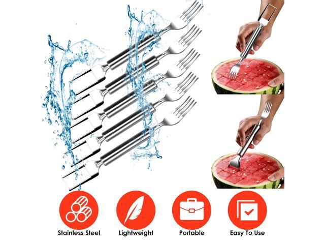 Click here for Fresh Fab Finds 5Pcs 2-in-1 Watermelon Cutter & Fo... prices