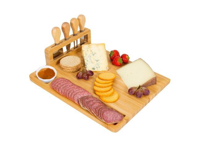 Click here for Fresh Fab Finds Bamboo Cheese Board w/ Cutlery Set... prices
