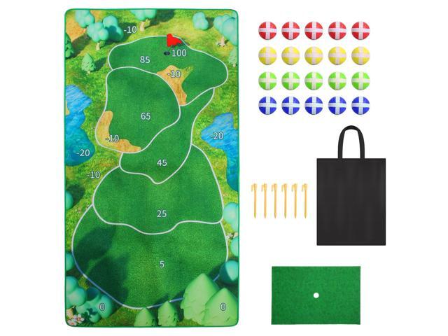 Click here for Fresh Fab Finds Golf Game Chipping Mat with 20 Sti... prices