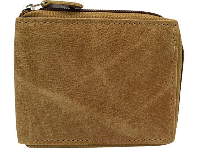 Click here for Mens Zip Around RFID Blocking Genuine Leather Outs... prices