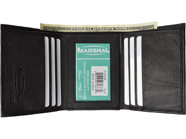 Click here for Leather Men Trifold Wallet with (6) credit card sl... prices