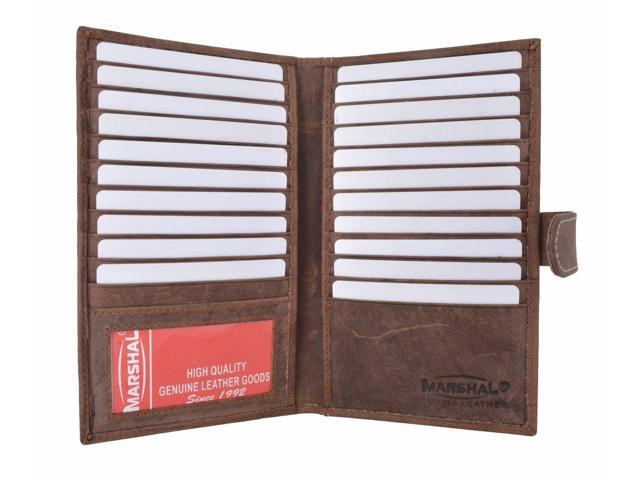 Click here for Mens RFID Blocking Soft Vintage Leather Bifold Cre... prices