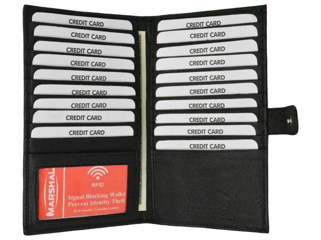 Click here for Black RFID Blocking Leather Bifold Credit Card ID... prices
