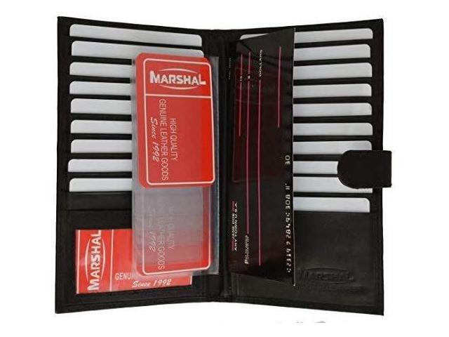 Click here for Genuine Leather Credit Card Holder Wallet 19 Card... prices