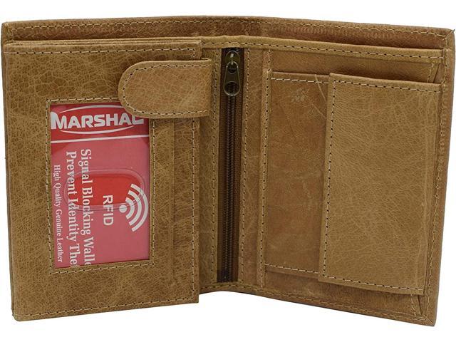 Click here for Marshal Mens Genuine Leather Hipster Style Bifold... prices