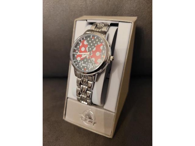Click here for Disney Minnie Mouse Bow Up Polka Dot Watch prices