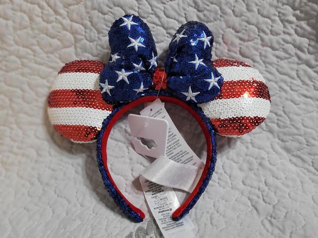 Click here for Disney Minnie Mouse American Flag Ears prices