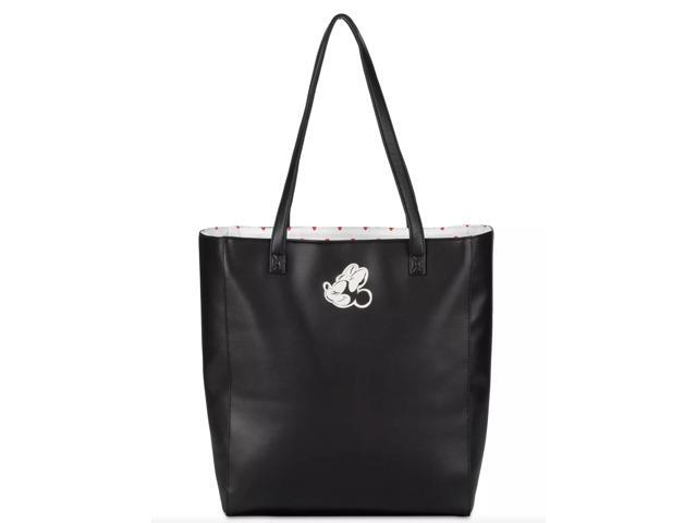 Click here for Disney Minnie Mouse Faux Suede Tote Black Bag prices