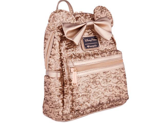 Click here for Disney Parks Minnie Mouse Sequined Mini Backpack b... prices