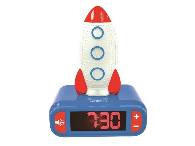 Click here for Lexibook Alarm Clock with Rocket 3D design Night L... prices