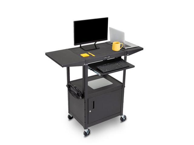 Click here for Line Leader Rolling AV Cart with Locking Cabinet... prices