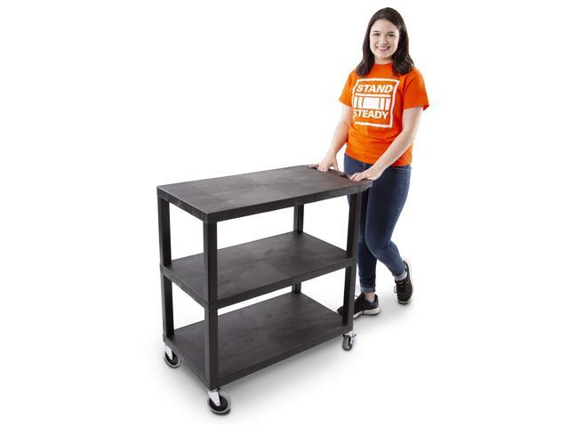 Click here for Stand Steady Tubstr 3 Flat Top Shelf Utility Cart... prices