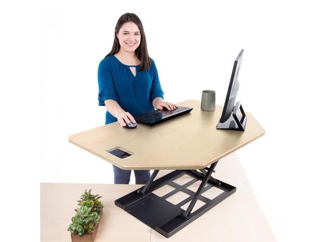 Click here for X-Elite Pro 40 Corner Standing Desk Converter with... prices