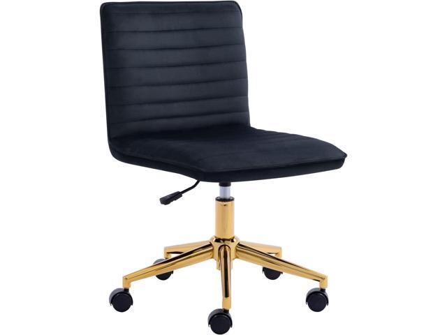 Click here for Furnimart Modern Black Velvet Upholstered Home Off... prices