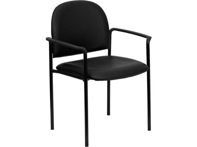Click here for Flash Furniture Tiffany Comfort Black Vinyl Stacka... prices