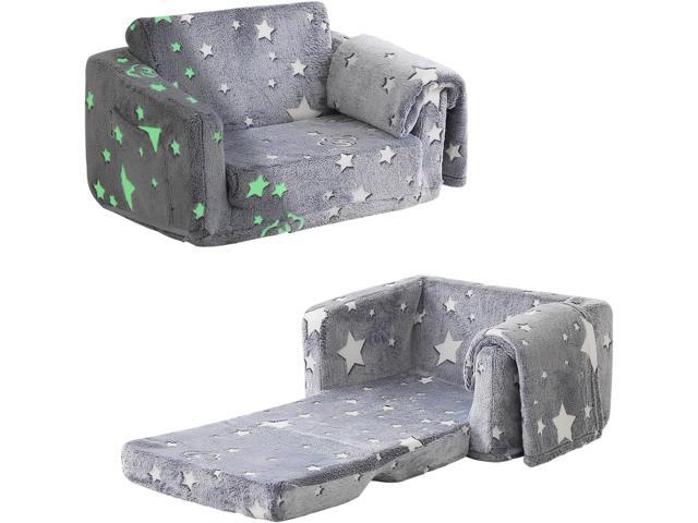 Click here for Kids Couch Fold Out  Foldable Toddler Couch with B... prices