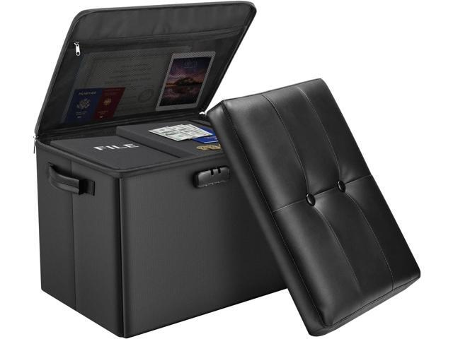 Click here for DocSafe Storage Ottoman with Lock Fireproof Foldin... prices