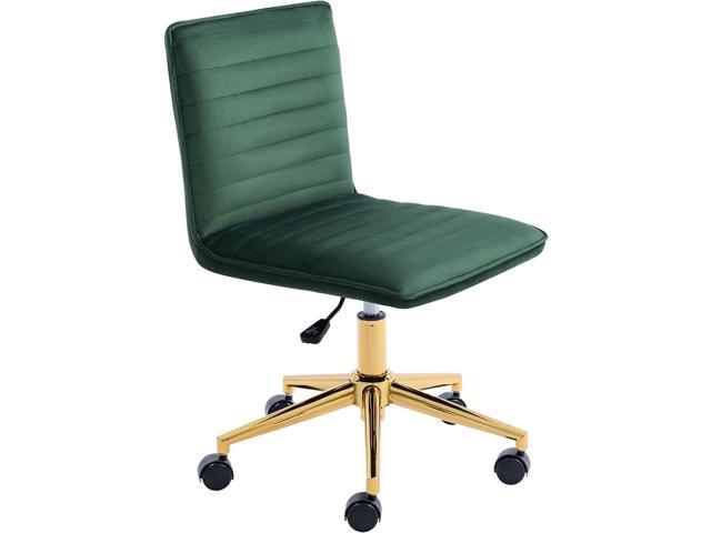 Click here for Furniliving Velvet Home Office Chair  Armless Vani... prices