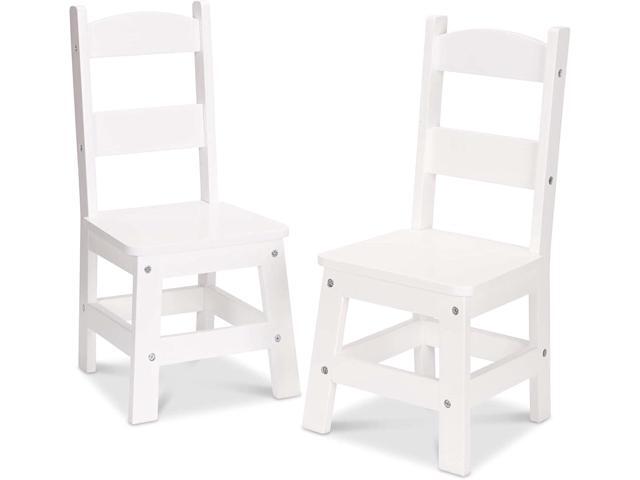 Click here for Melissa & Doug Wooden Chairs  Set of 2 - White Fur... prices