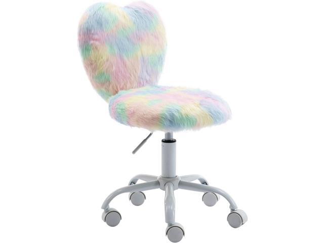 Click here for chairus Kids Desk Chair Faux Fur Small Study Chair... prices