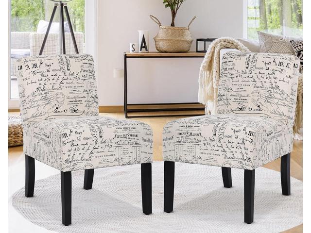 Click here for Armless Accent Chair Set of 2  Modern Living Room... prices