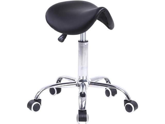 Click here for KKTONER Rolling Saddle Stool PU Leather Swivel Adj... prices