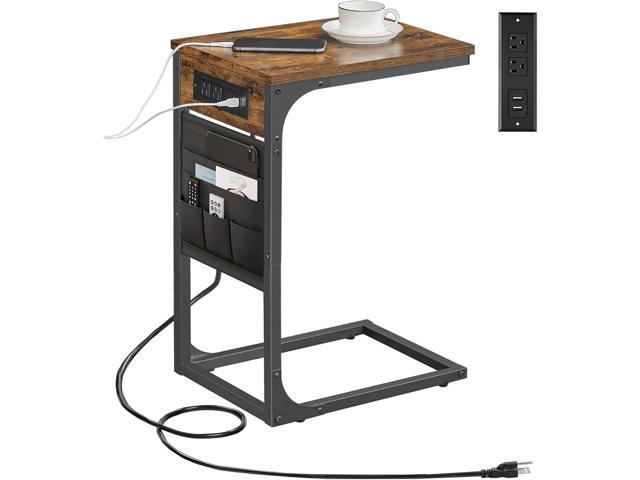 Click here for TUTOTAK C Shaped End Table with Charging Station... prices
