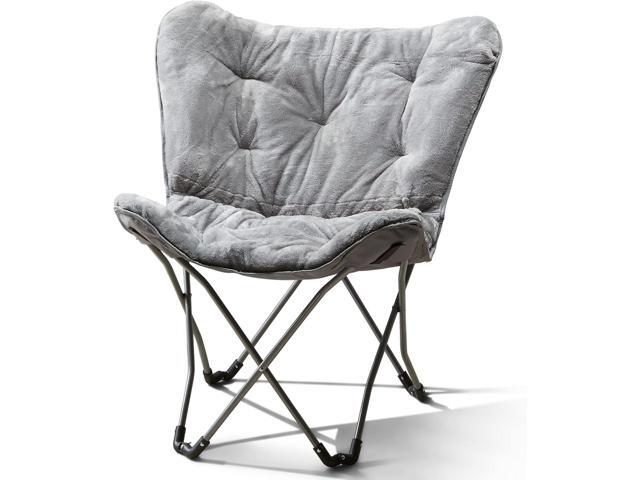 Click here for MUHU Mainstays Folding Faux Fur Butterfly Chair  S... prices