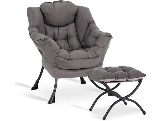 Click here for LITA Lazy Chair with Ottoman  Modern Accent Leisur... prices