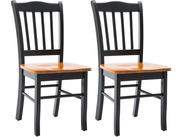 Click here for Boraam Shaker Chair  Black/Oak  Set of 2 prices