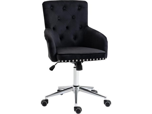 Click here for HOMCOM Modern Mid-Back Desk Chair with Button Tuft... prices