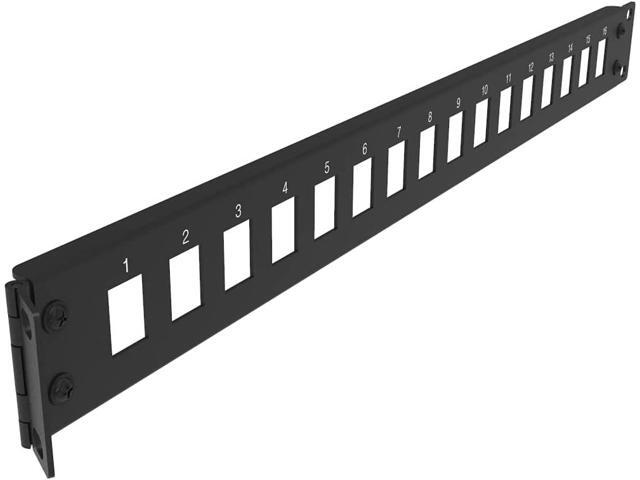 Click here for Jingchengmei 16-Port 1U Hinged Rack Blank Patch Pa... prices
