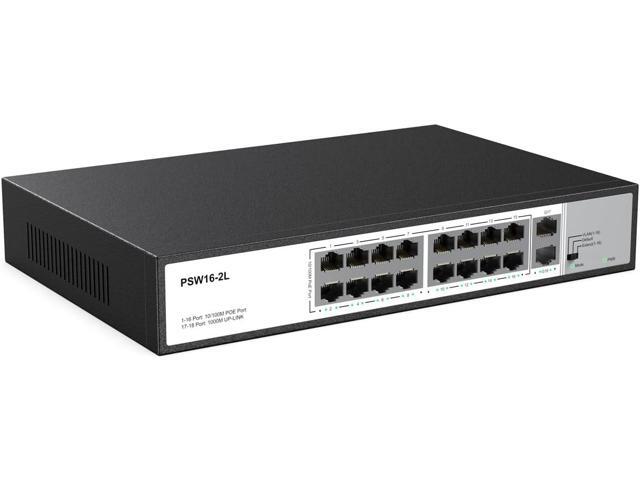 Click here for Real HD 16 Port PoE Switch  16 PoE+ 100Mbps Ports... prices