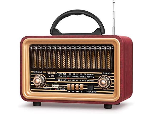 Click here for PRUNUS Retro Vintage Radio with Bluetooth Rich Bas... prices