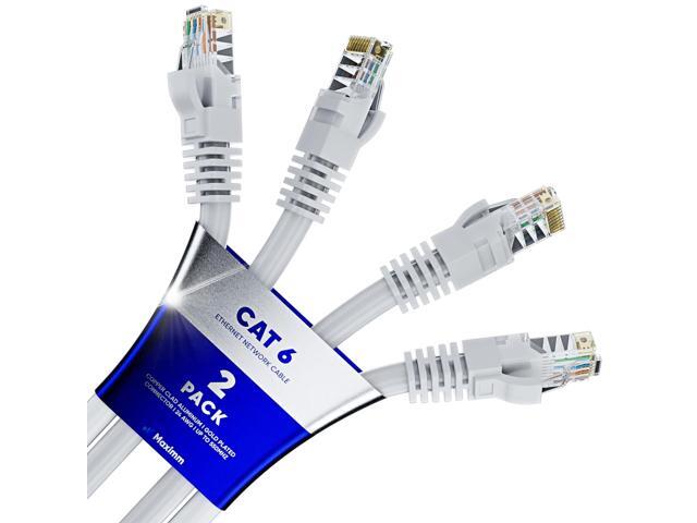 Click here for Maximm Cat 6 Ethernet Cable 50 Ft  (2-Pack) Cat6 C... prices