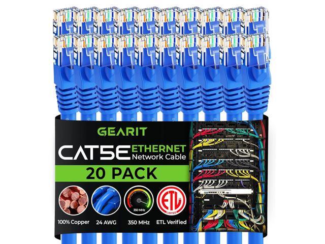 Click here for GearIT 20-Pack  Cat5e Ethernet Patch Cable 2 Feet... prices