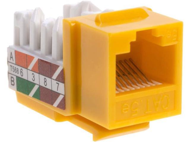 Click here for Cat5e Ethernet RJ-45 Keystone Jack Cat5 Punch-Down... prices