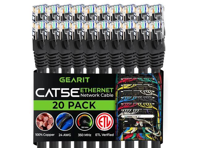 Click here for GEARIT 20-Pack  Cat5e Ethernet Patch Cable 7 Feet... prices