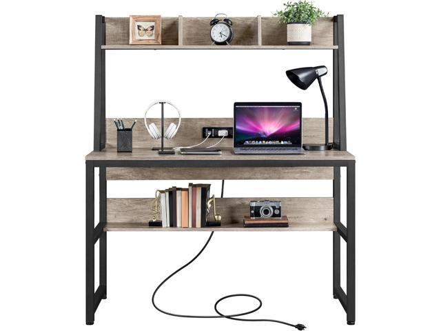 Click here for Yaheetech Home Office 47 Inch Writing Desk with Po... prices