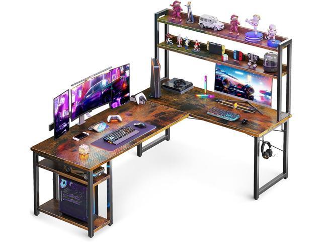 Click here for ODK L Shaped Gaming Desk with Hutch  Computer Desk... prices