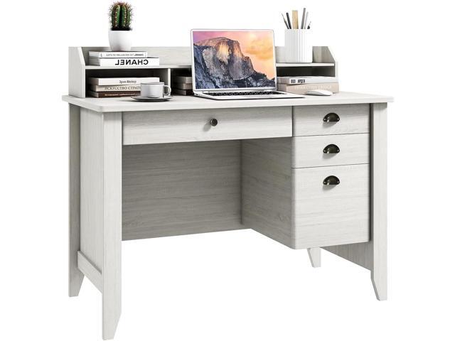 Click here for GOFLAME 48 Computer Desk with Hutch  Vintage Home... prices