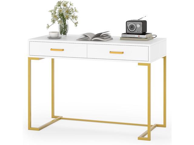 Click here for Tribesigns Computer Desk with 2 Drawers  39.4 Mode... prices