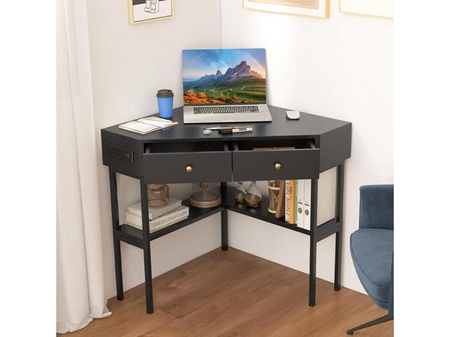 Click here for Corner Desk with Power Outlet  90 Degrees Triangle... prices